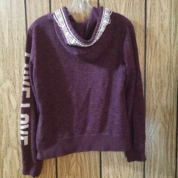 Reflex | Jackets & Coats | Reflex Womens Red Love Wording Hoodie Size ...